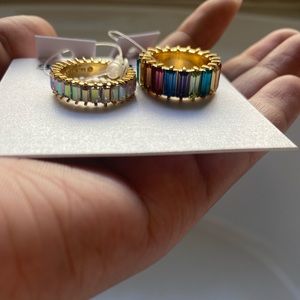 Jewelry | Tycoon 18k Ss Rose Gold Cz Eternity Band | Poshmark